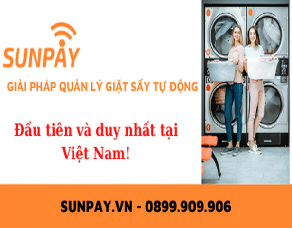 SunPay - Hệ Thống Quản Lý Máy Giặt Sấy Thông Qua Mã QR.CODESUNWON